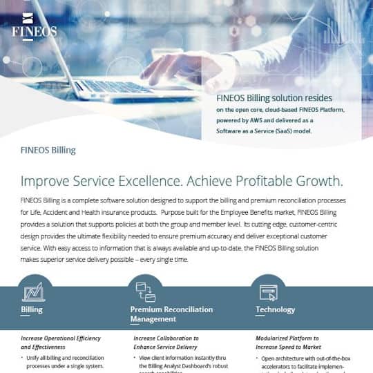 FINEOS Billing | Complete Billing Management Solution