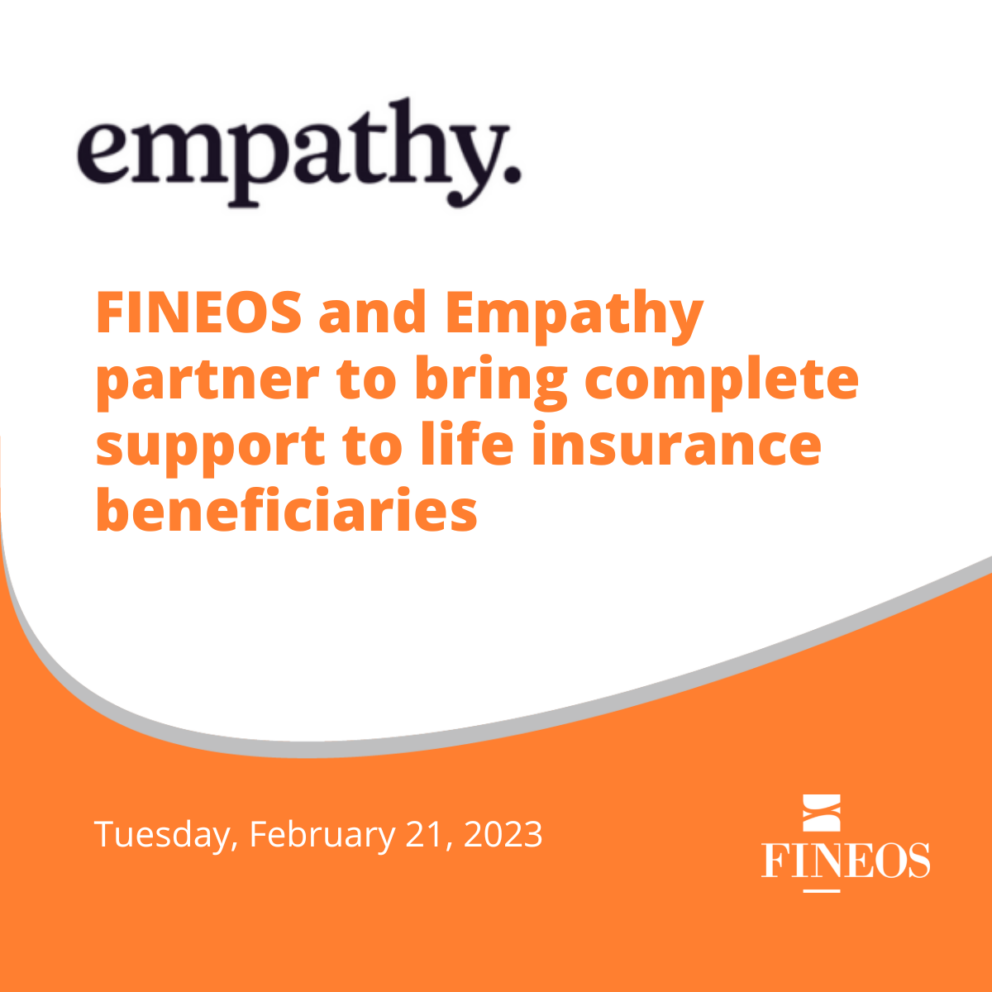 FINEOS and Empathy partner to bring complete support to life insurance ...